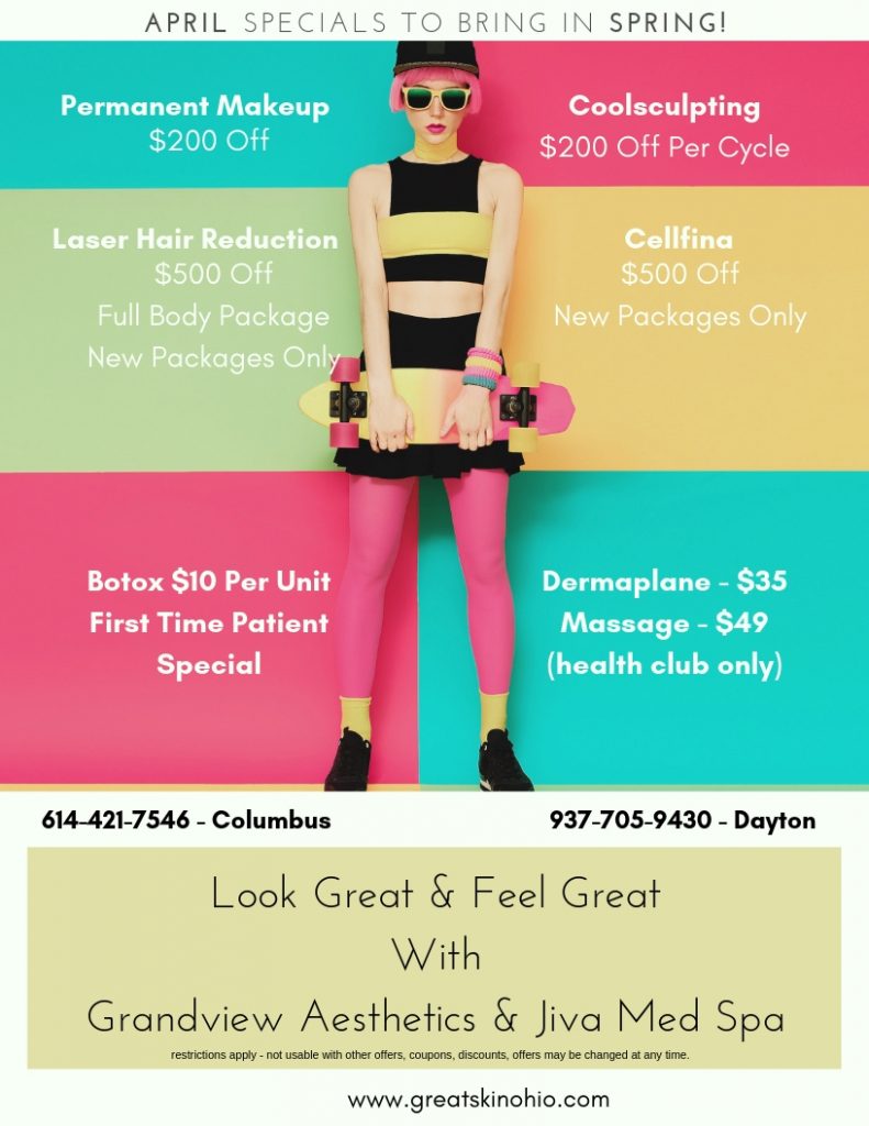 April Specials! - Jiva Med Spa